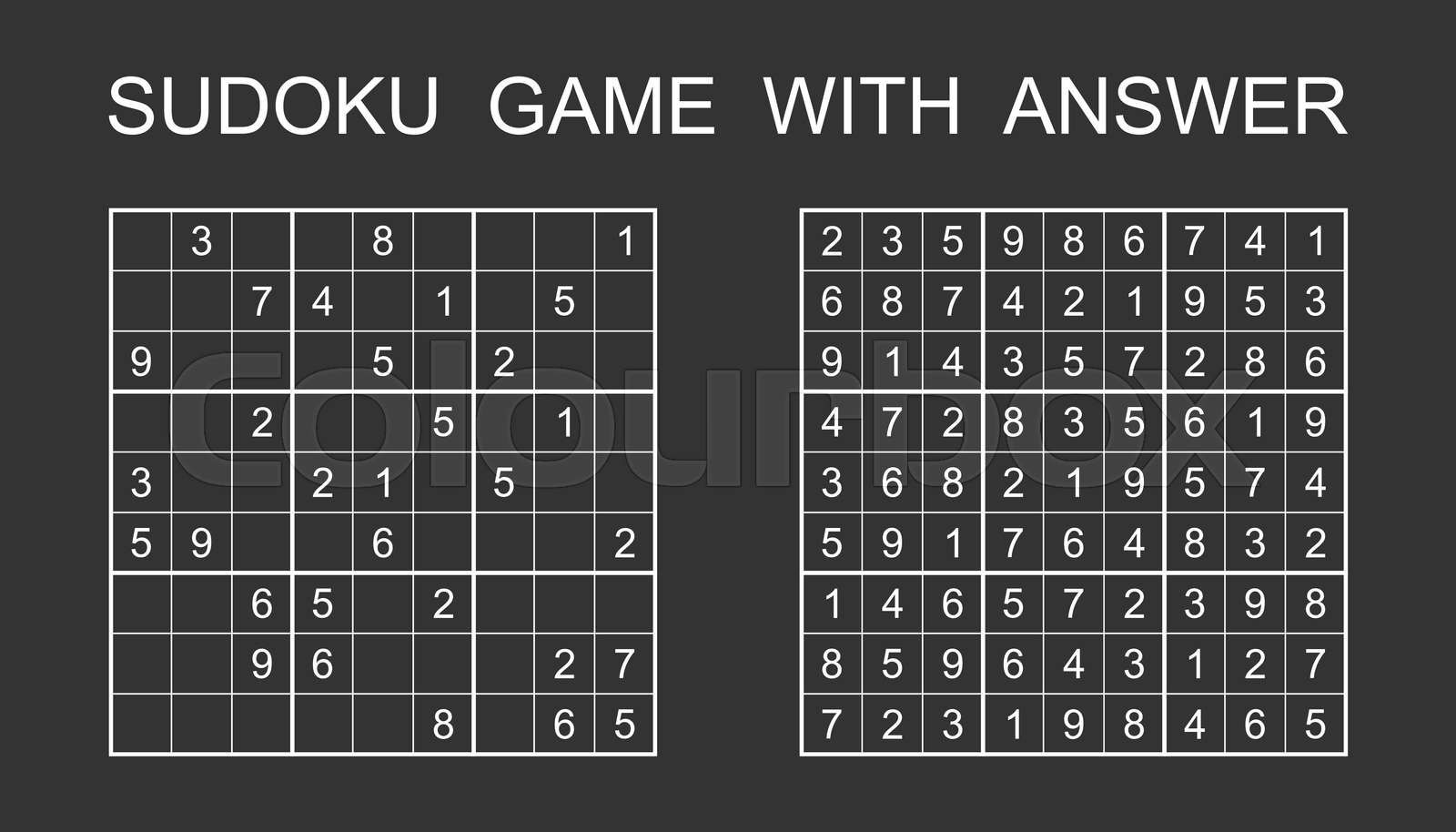 Puzzle game with answer store