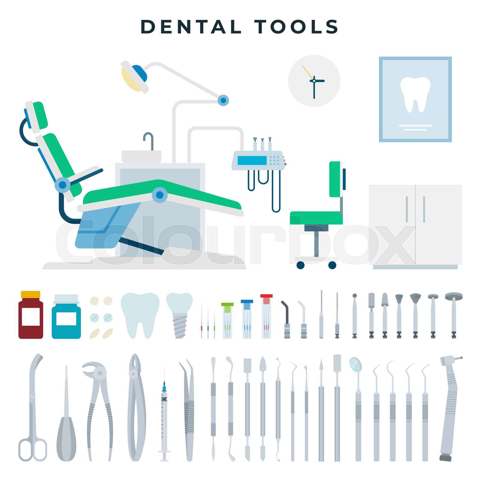 Dental office supplies store