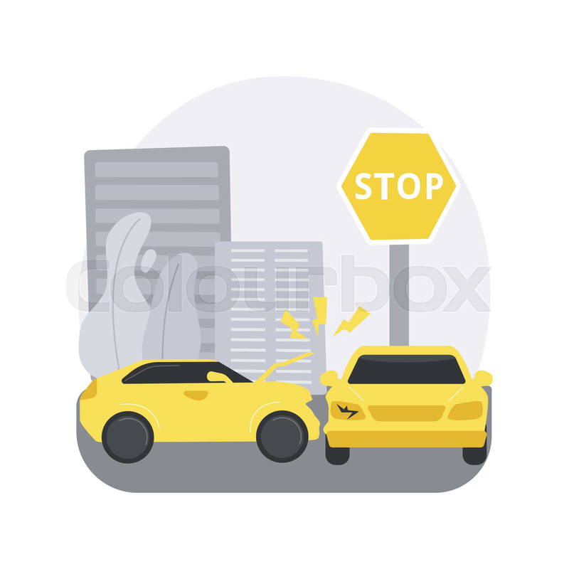Traffic accident abstract concept vector illustration. Road | Colourbox Traffic accident abstract concept vector illustration. Road | Colourbox