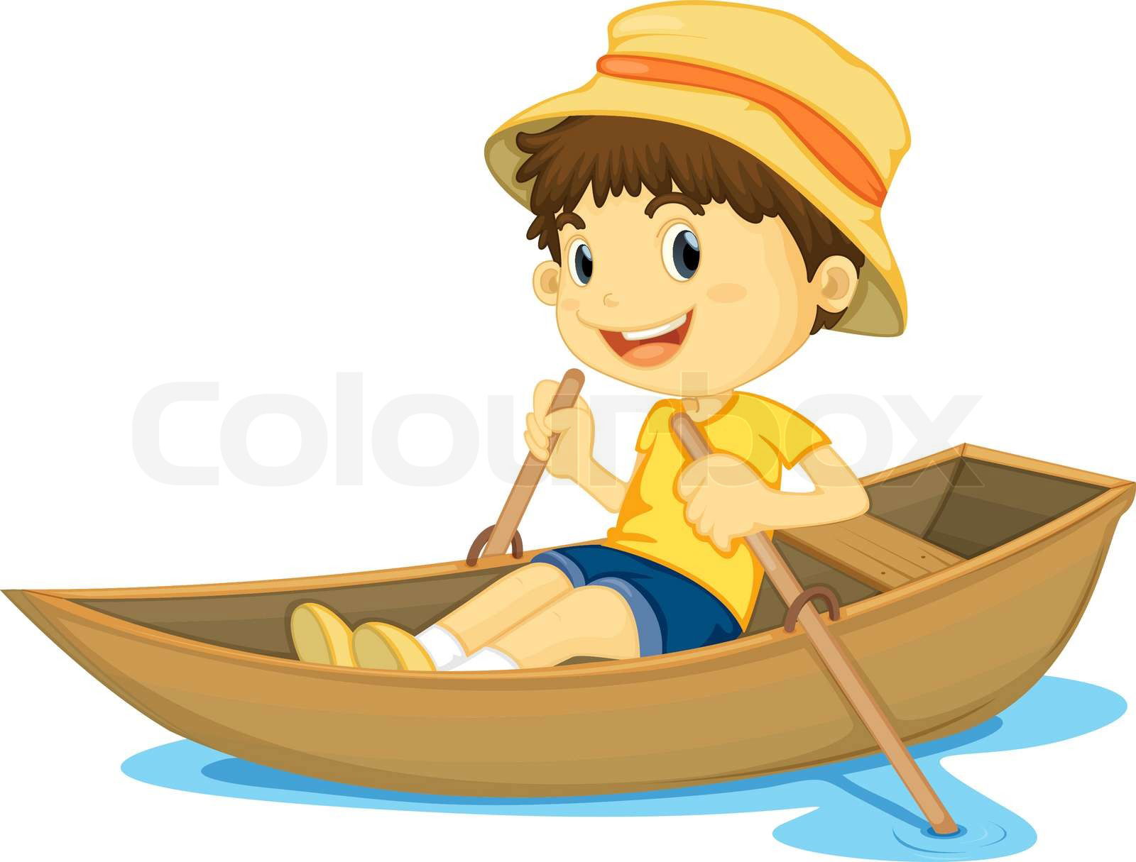 Row boat cartoon store