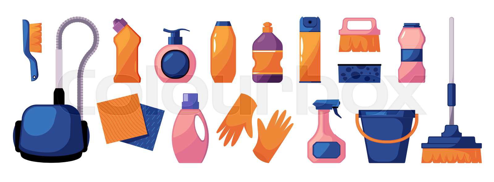 Domestic cleaning supplies store
