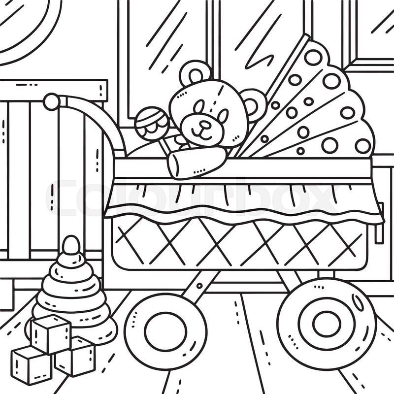 stroller coloring pages